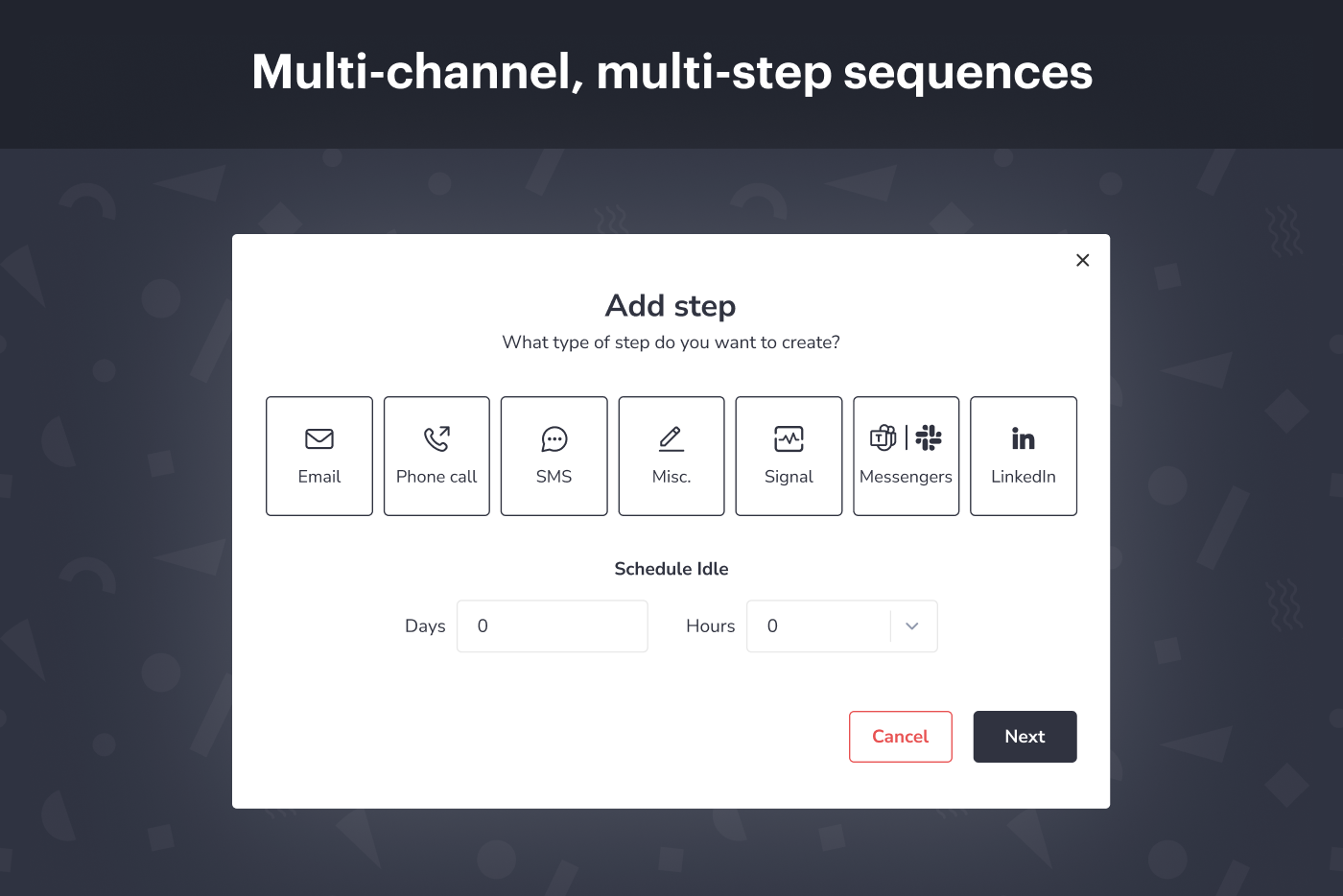 engage with prospects through automated sequences that feel personal
