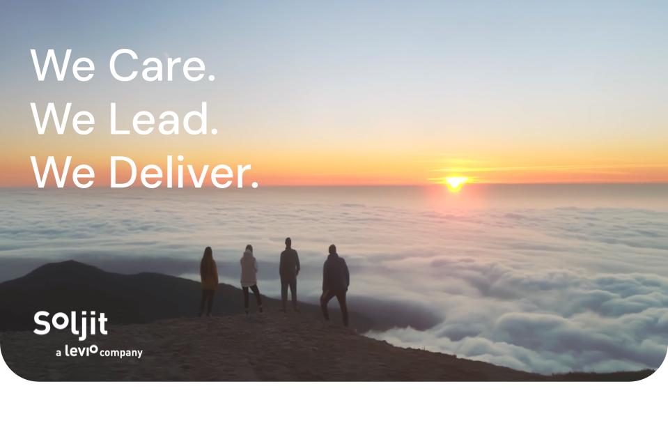 we care we lead we deliver