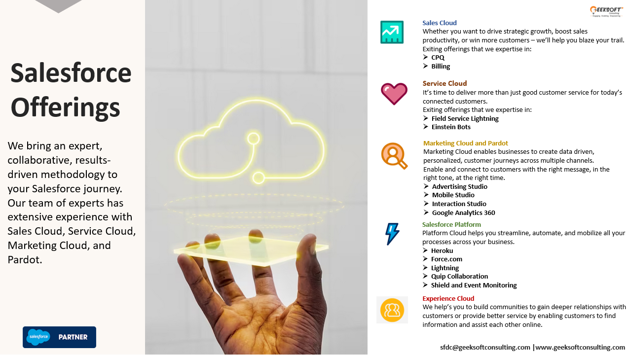 geeksoft salesforce service offer