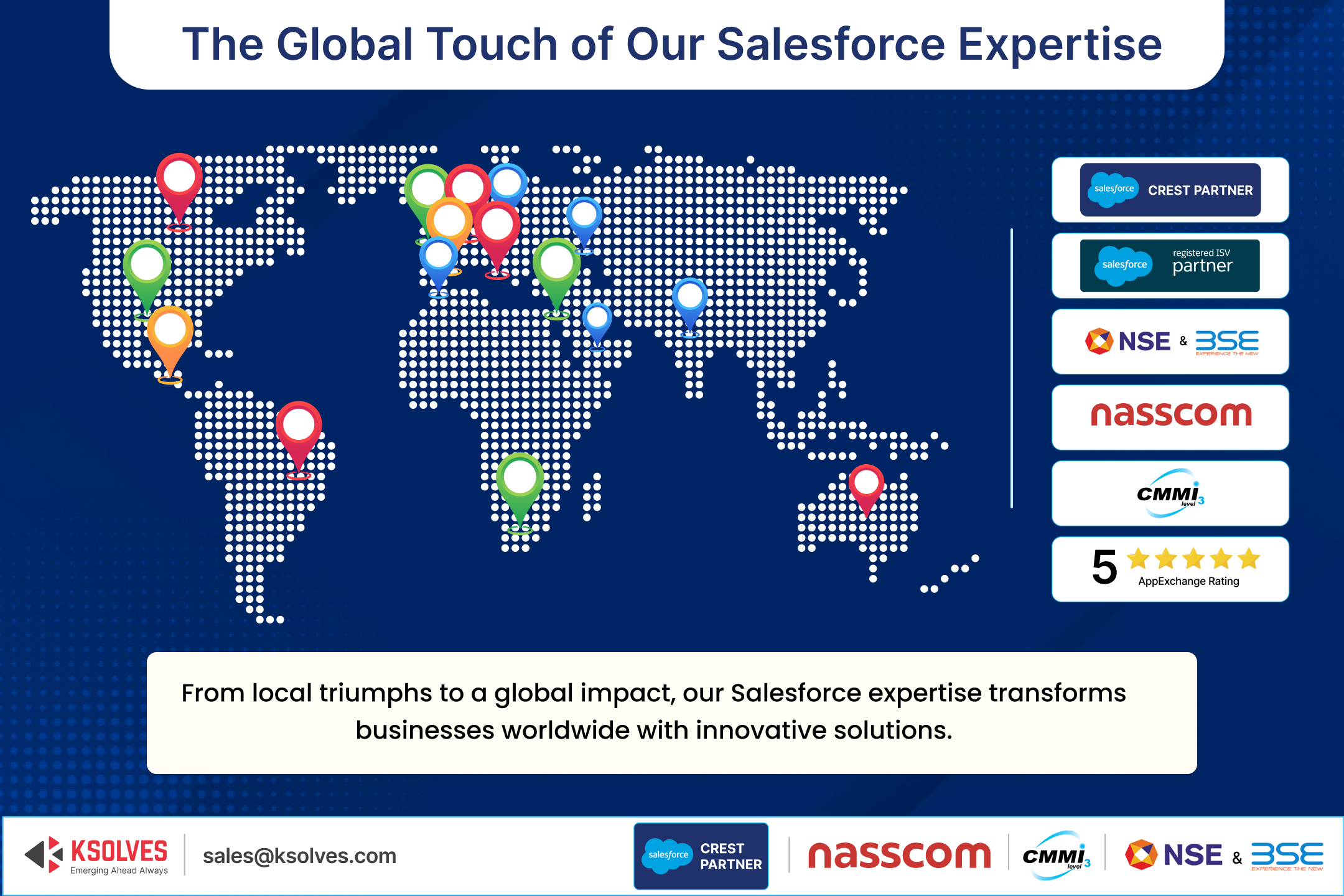 the global touch of our salesforce expertise