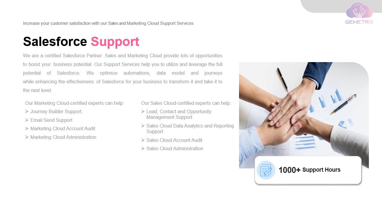 salesforce support genetrix