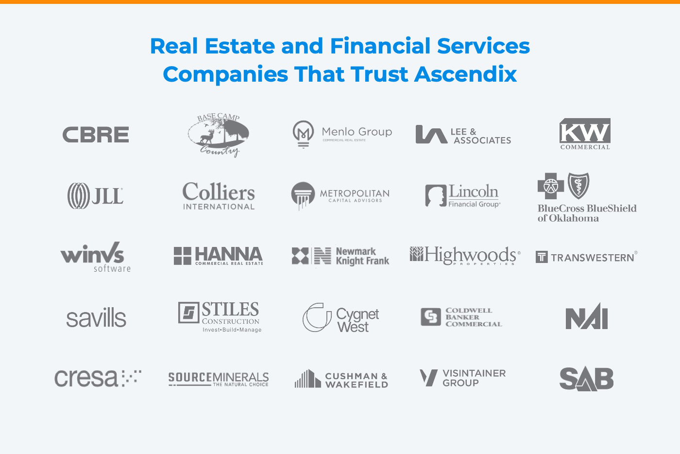 our top clients ascendix