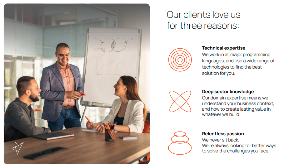 our clients love us for three reasons