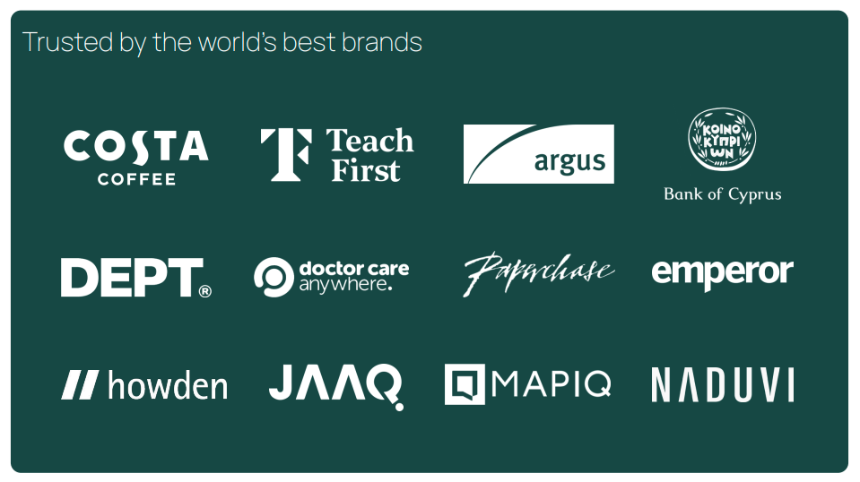 trusted by the world s best brands
