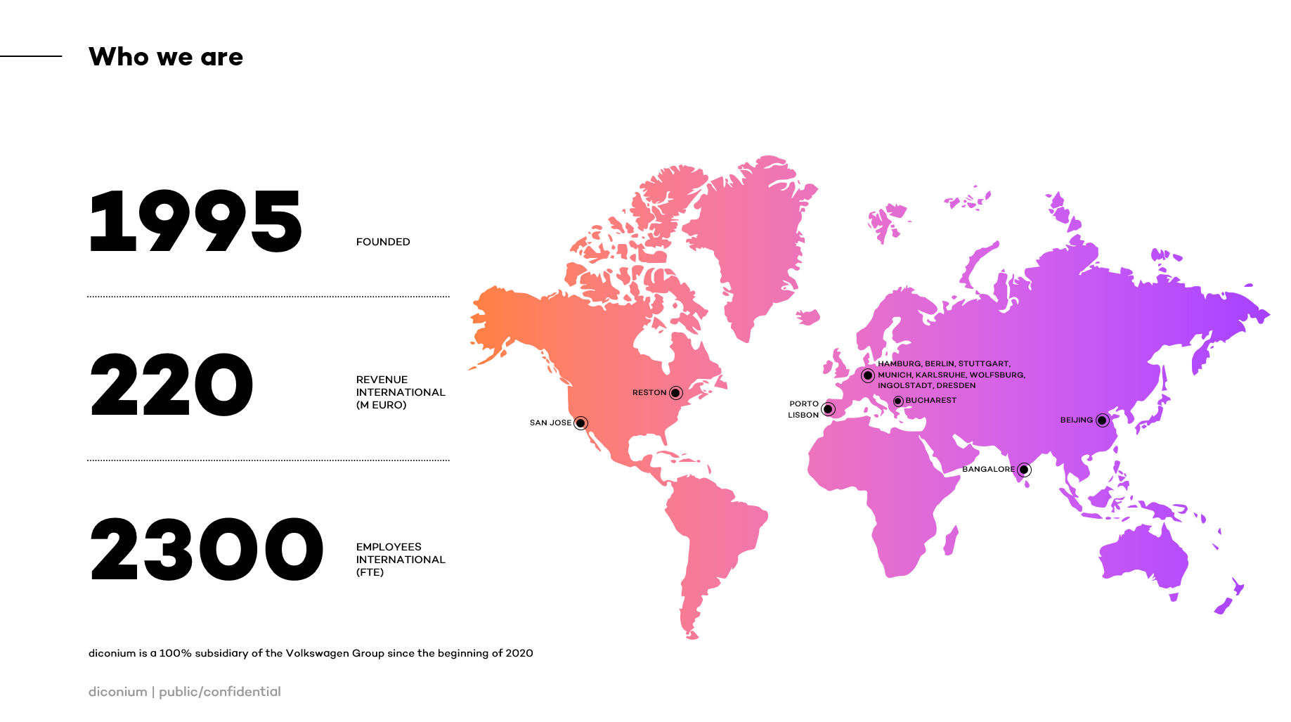 we are a global company