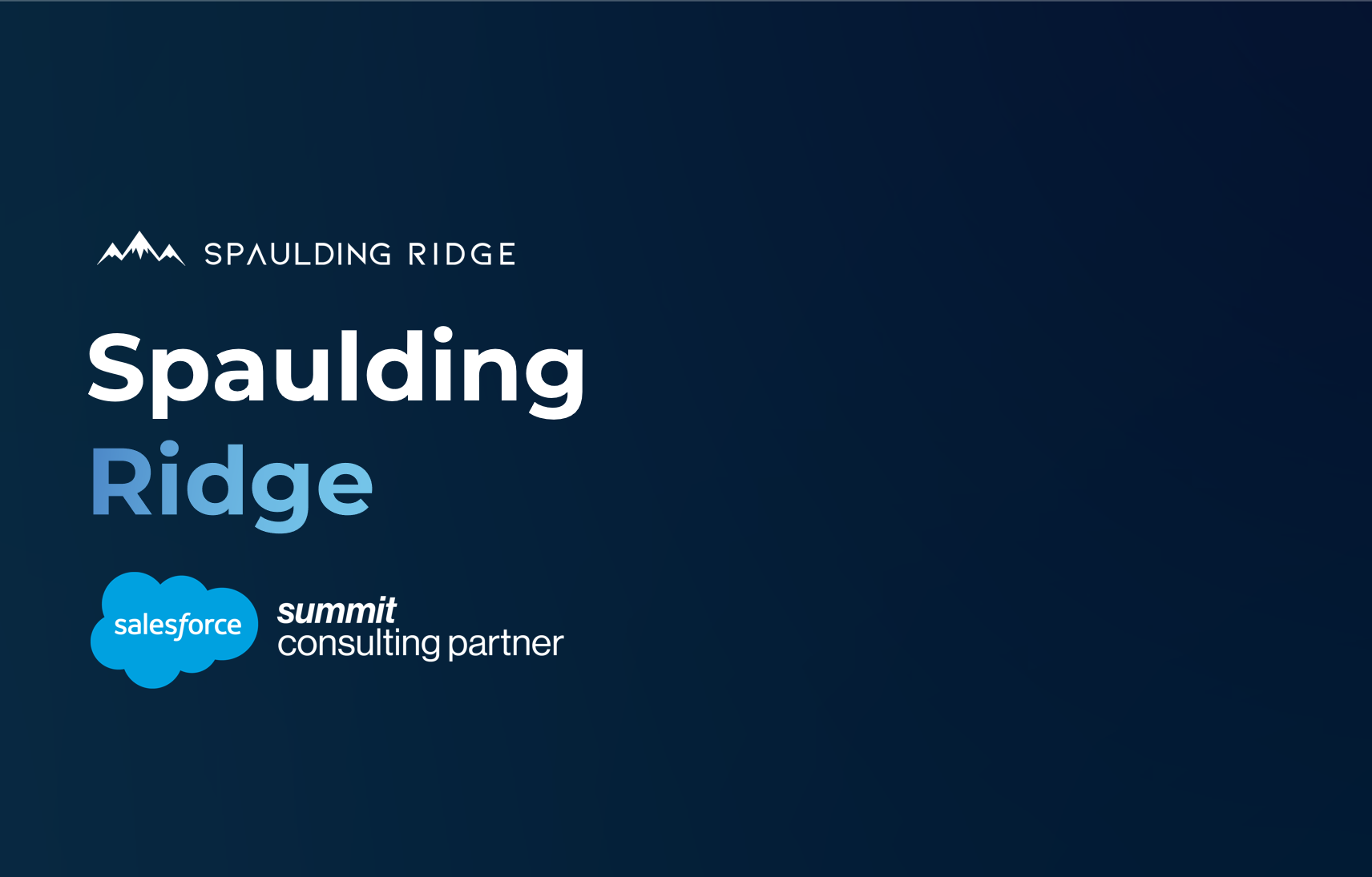 spaulding ridge summit consulting partner